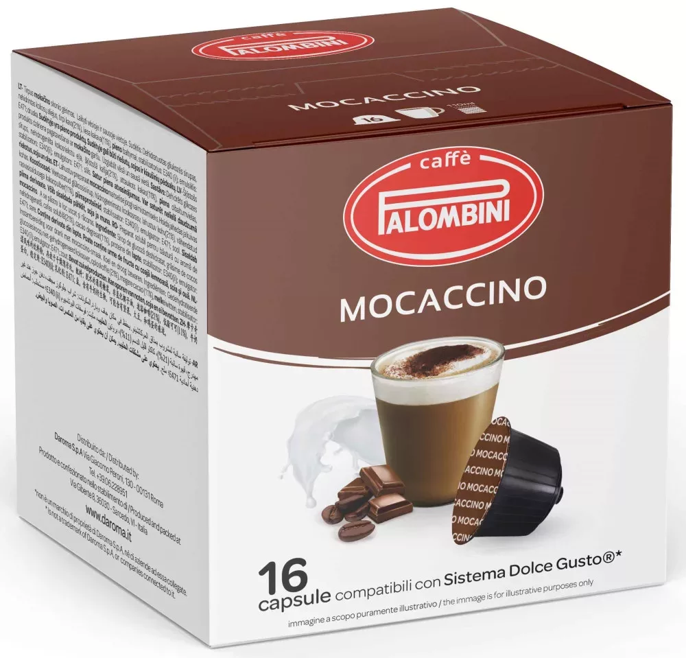 Palombini Dolce Gusto 16-os kapszula Mocaccino - teslarobot.